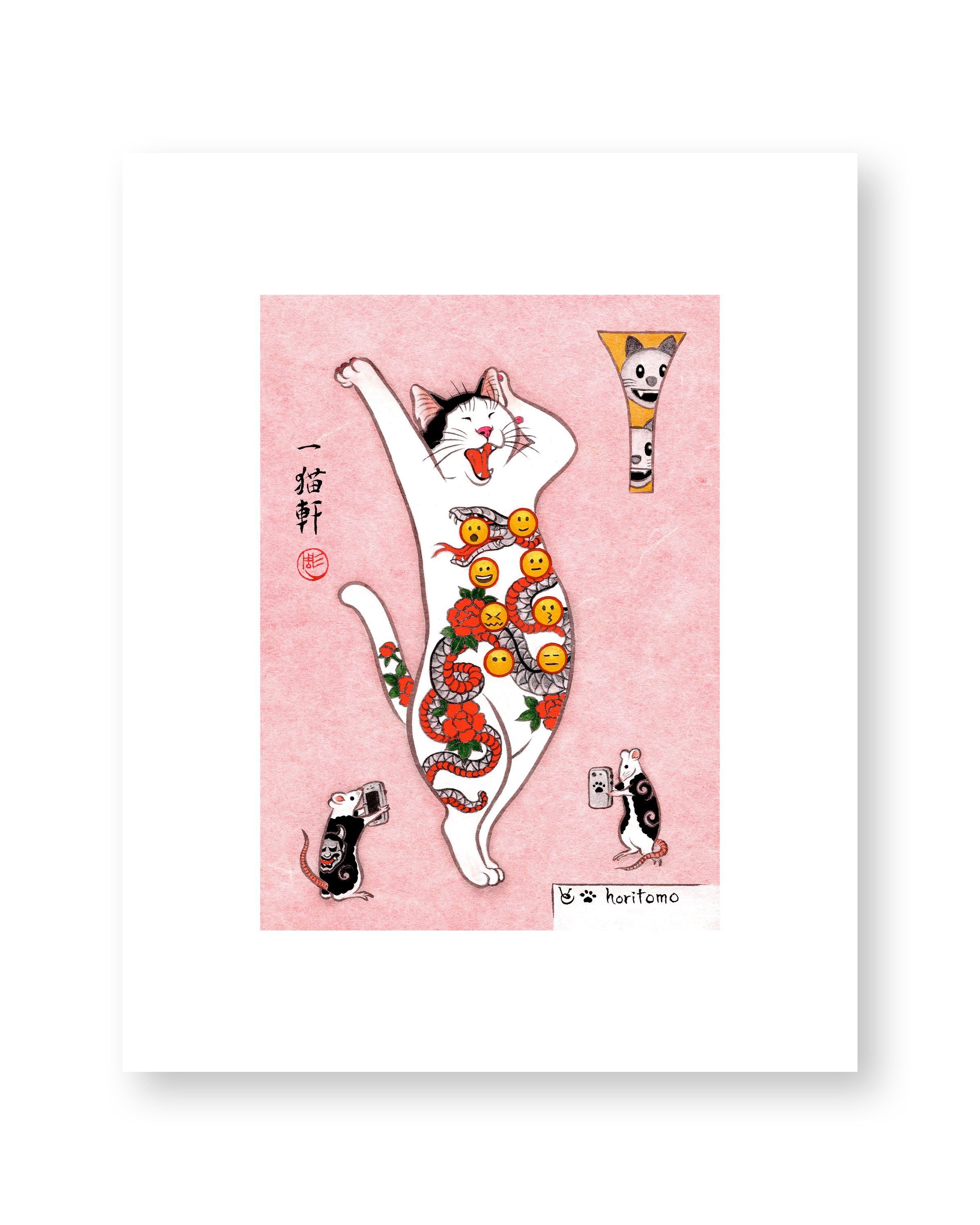 Emoji Cat Print – Monmon Cats