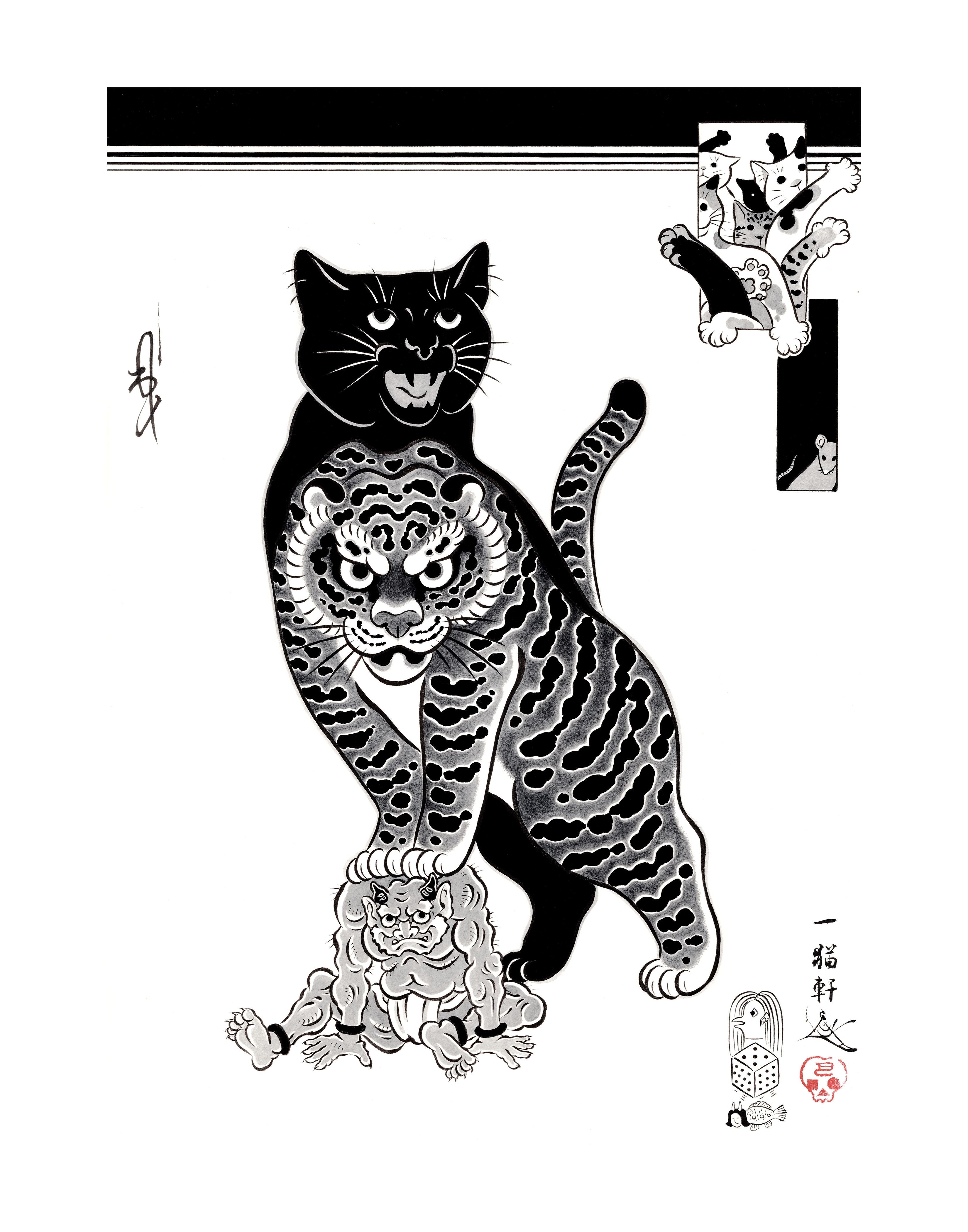 Uprising Cat Print – Monmon Cats